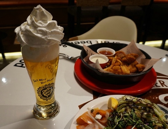 South Koreans Drink Beer Topped with Whipped Cream - character
