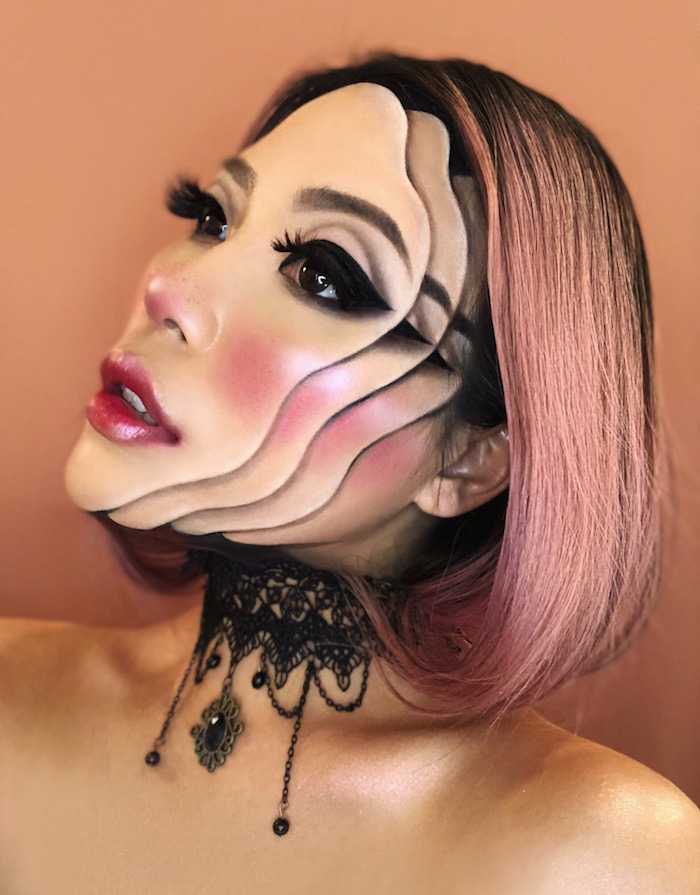 Makeup Artist Mimi Choi Brings Her Nightmares To Life On Her Face ...